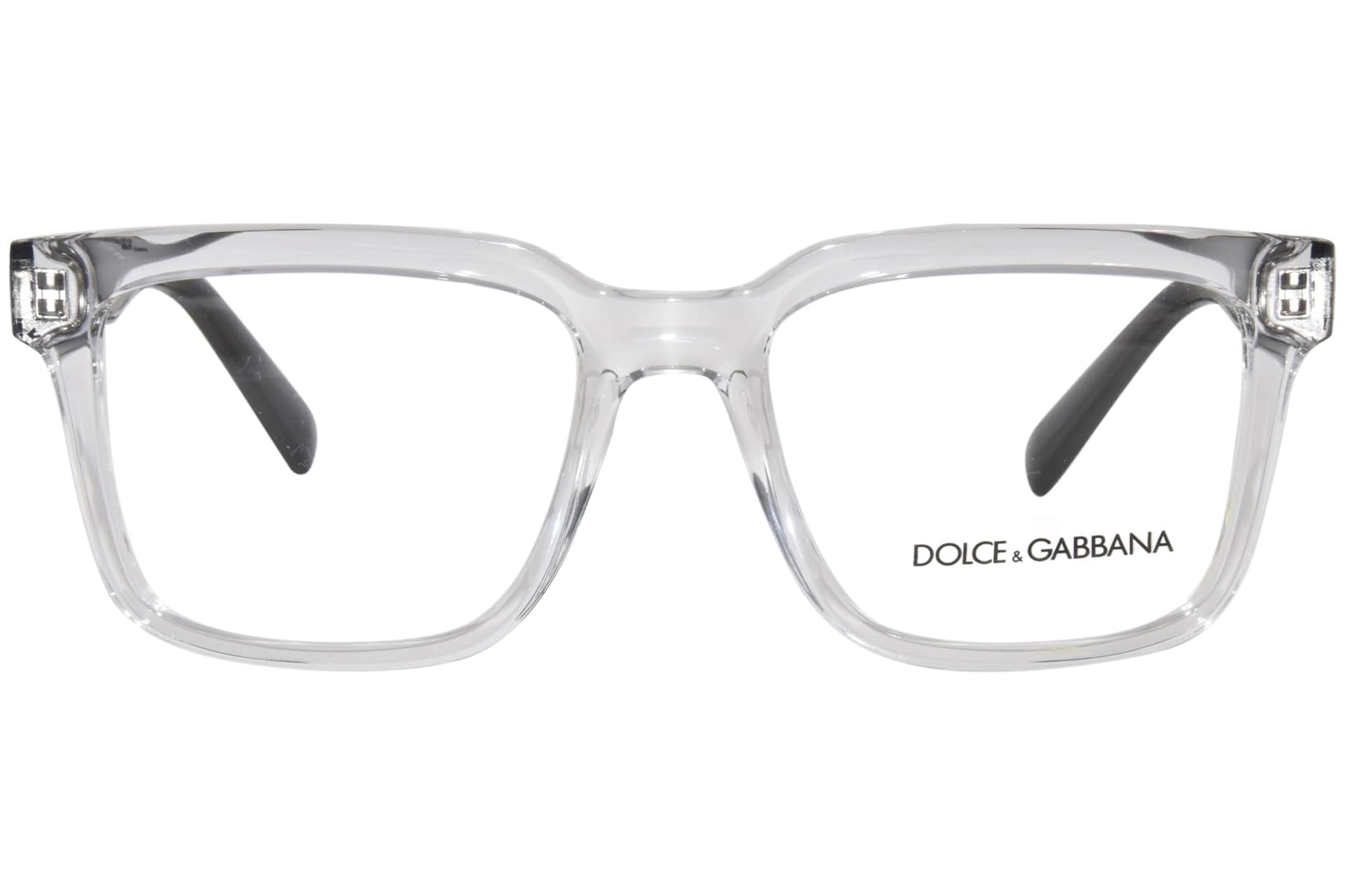 Dolce & Gabbana DG 5101 3133 Crystal Plastic Square Eyeglasses 50mm