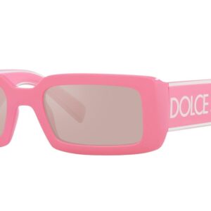 Dolce & Gabbana Women's Narrow Rectangle Sunglasses, Pink, One Size