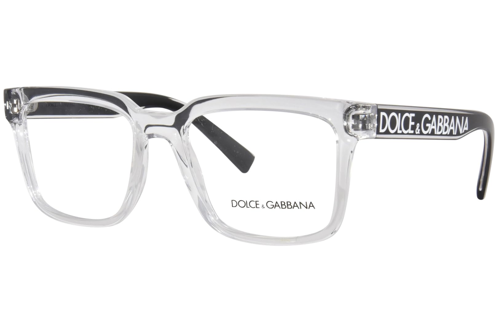 Dolce & Gabbana DG 5101 3133 Crystal Plastic Square Eyeglasses 50mm