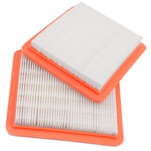 lcgly 2 pcs 17211-z8b-901 air filter compatible with honda hrx217 hrr216 hrc216 hrt216 hu800awd hrb216 hrb217 hrs216 hrz216 gcv160lao gcv190la gc190la gcv200la hrn216 series lawn mower eb2800i eg2800i