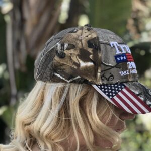 Made in USA Trump Hat 2024 Take America Back Camo Hat Adjustable Cap Hat Presidential Election Campaign (Cameo Mesh)