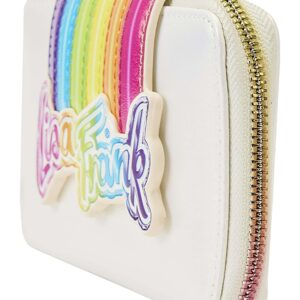 Loungefly Lisa Frank Rainbow Logo Zip Around Wallet