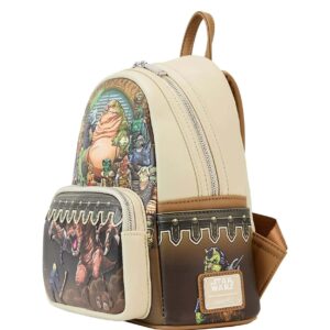 Star Wars Return of the Jedi 40th Anniversary Jabba's Palace Scene Loungefly Mini Backpack Standard