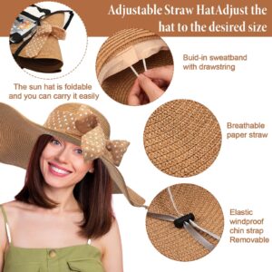 15 Pcs Women Straw Beach Hat and Straw Bag and Boho Hoop Drop Dangle Earrings Summer Sunglasses for Bohemia Women Beach Jewelry Sets