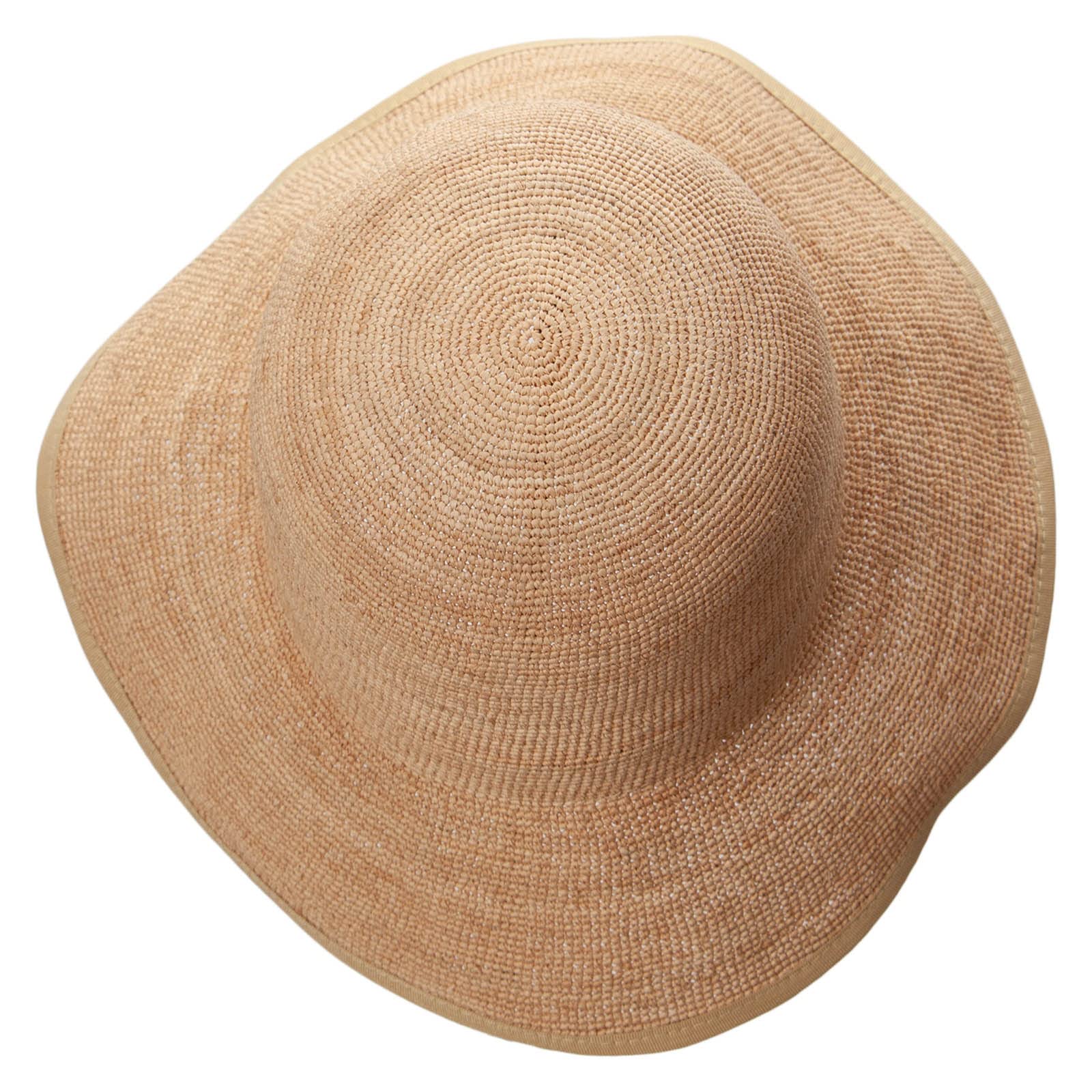 Jeanne Simmons Raffia Bucket Hat - Natural OSFM