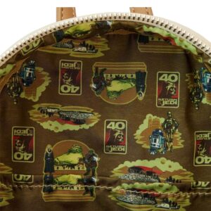 Star Wars Return of the Jedi 40th Anniversary Jabba's Palace Scene Loungefly Mini Backpack Standard