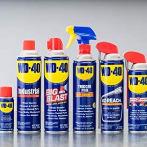 WD-40 Original Formula 3 Sizes Combo Kit: 3 OZ Mini Can, 8 OZ Smart Straw, and 12 OZ Smart Straw