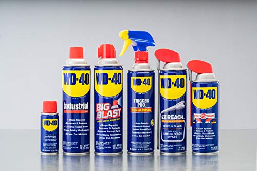 WD-40 Original Formula 3 Sizes Combo Kit: 3 OZ Mini Can, 8 OZ Smart Straw, and 12 OZ Smart Straw