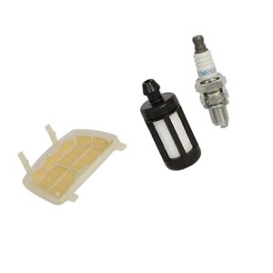 air filter service fuel filter and spark plug kit lawn mower replacement parts set fit for stihl ms171, ms171c, ms181, ms181c, ms211 and ms211c chainsaw models