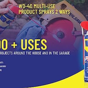 WD-40 Original Formula 3 Sizes Combo Kit: 3 OZ Mini Can, 8 OZ Smart Straw, and 12 OZ Smart Straw