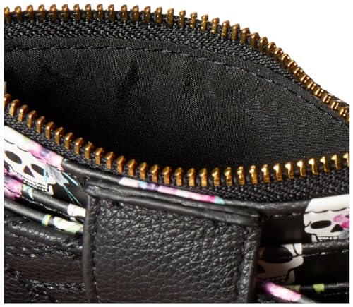 Betsey Johnson Spider Bifold Wallet, Black