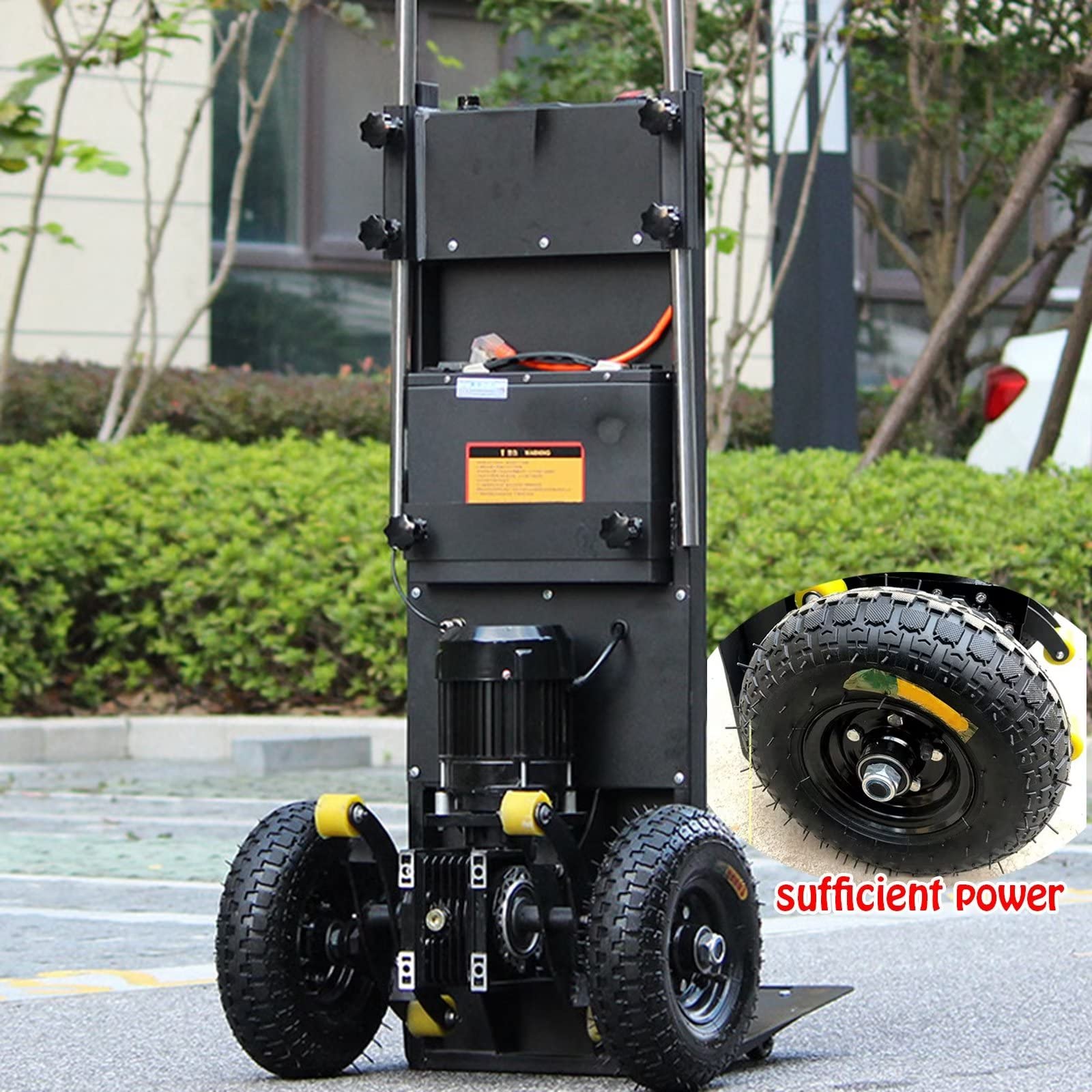 Electric Stair Climbing Heavy Duty Move Furniture Dolly Cart 1200w Brushless Motor With 2 Adjustable Speeds Hand Trucks 880lbs Load Capacity Family Logistics Cart For Groceries 24Ah 7-15 Days Delivery