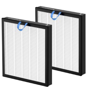 2 pack vital 100s replacement filter compatible with levoit vital 100s air purifie-r, 3-in-1 h13 grade true hepa, high-efficiency activated carbon vital 100s-p filter, vital 100s-rf