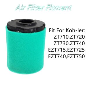 Arpisziv 16 083 01-S Air Filter Tune Up Kit Fit For Koh-ler EZT740 EZT750 EZT715 EZT725 ZT710 ZT720 ZT730 Gasline Engines