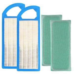 dosens 697153 air filter compatible with briggs and stratton 698083 795115 697014 697014 697634 697153 794422 795115 797008 gy20573 m149171 craftsman lt2000 lt1000 john deere gy20573 2 pack