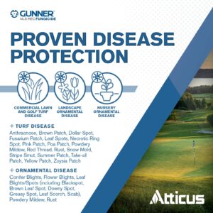 Gunner 14.3 MEC Propiconazole Fungicide (32 OZ) by Atticus (Compare to Banner Maxx) – Controls Brown Patch, Dollar Spot, Blights, Powdery Mildew, and Rusts