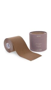 nood new york women's shaping breast tape, nood no. 7, tan, one size