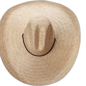 Double Weaved Hard Shell Shade Hat Large Fit Wide Brim Straw Hat Tan