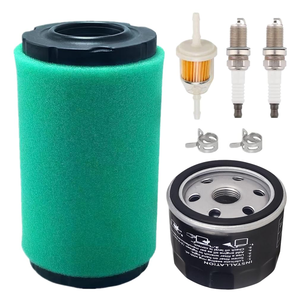 Gewxgzo 793569 Air Filter 793685 Pre Filter Tune Up Kit for B&S 33R877 31Q777 331777 Craftsman LT2000 YT3000 JD GY21055 MIU11511 LA115 LA125 D100 D110 D120 Mower Tractor