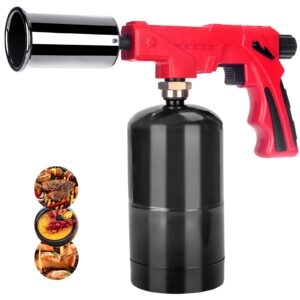 feppo powerful cooking propane torch, outdoor kitchen cooking torch charcoal torch lighter, grilling culinary kitchen torch for bbq searing steak, creme brulee (tank not included)