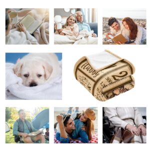 AKLSNDLKA 25th Anniversary Blanket Gifts,25th Silver Anniversary Wedding Gifts for Couple,Gifts for 25th Anniversary, 25 Year Anniversary Wedding Gifts,25th Anniversary Decorations Blanket