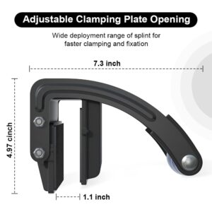 XDENGP Panel and Plywood Carrier, Plywood Lifting Tool and Drywall Carrying Tool, Soft-Grip Handle Gripper Lift for Sheetrock, Adjustable Clamp Carrier Thickness up to 1 inch