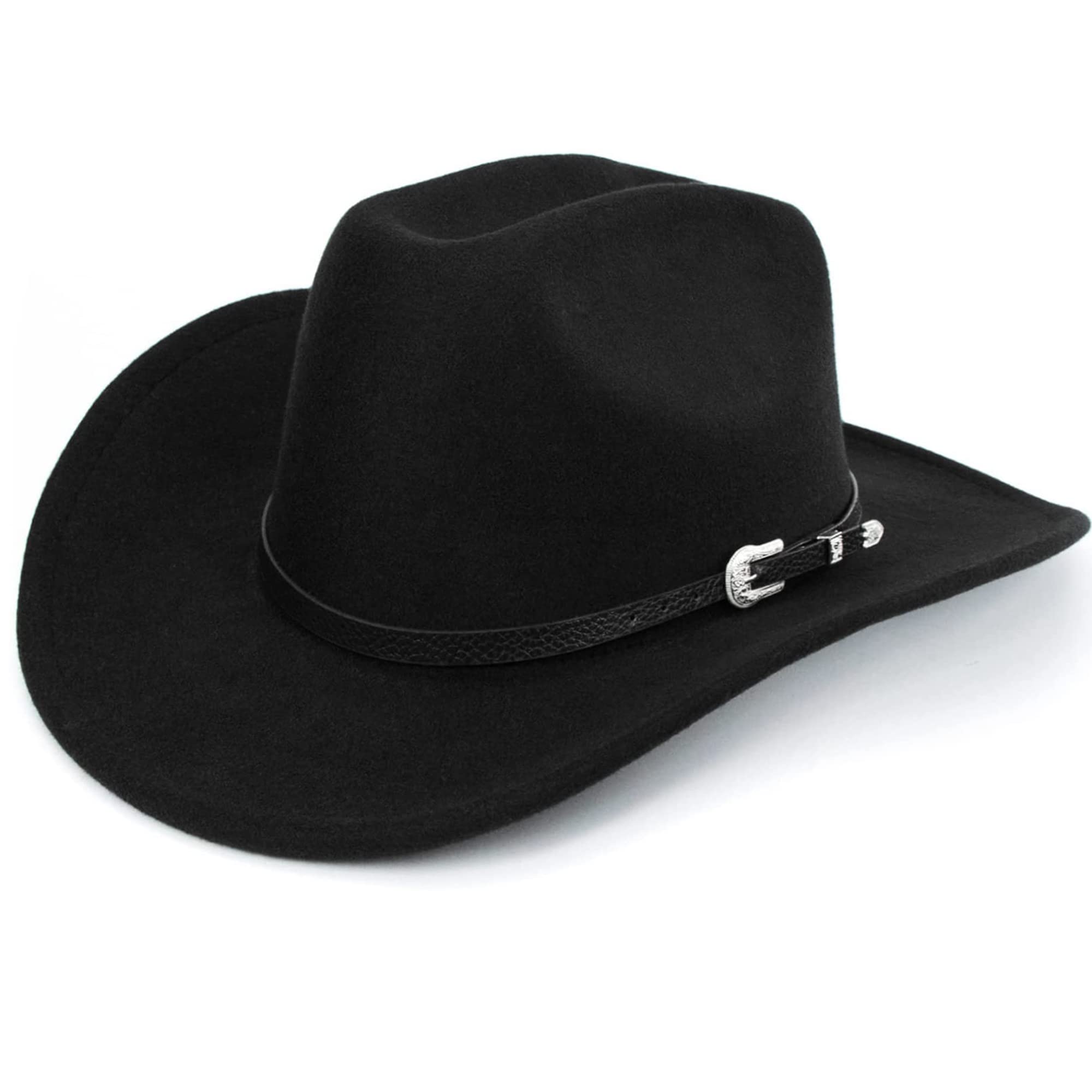 Vintage Western Cowboy Hat for Men Outback Cowgirl Hat Rode Felt Fedora Gus Hat Women M/L