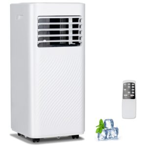 petsite 8000 btu portable air conditioner, 3 in 1 ac cooling unit with remote control, dehumidifier, sleep mode, window kit, personal ac unit for bedroom