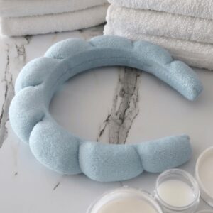 HitModa Spa Headbands - Terry Cloth Facial Headbands for Makeup Application, Skin Treatment, and Face Washing