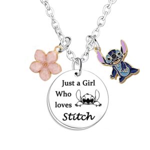 stitch necklace gifts ohana necklace stitch jewellery friendship gifts for daughter sister niece friends stitch birthday gifts for women