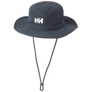 helly-hansen standard crew sun hat, 597 navy, one size