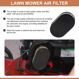 593260 Lawn Mower Air Filter Fit for 593260 798452 334404 Series Engine 550E 500EX 550EX 625 575EX 4247 5432 5432K 09P00 09P702 Lawn Mower Air Filter Mower Series Engine Accessories - 2 Pack