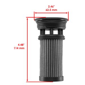 Caltric Hydro and Oil Filter Pack Compatible with Exmark Lazer Z X Series Zero Turn 60" 70" Deck 116-0164