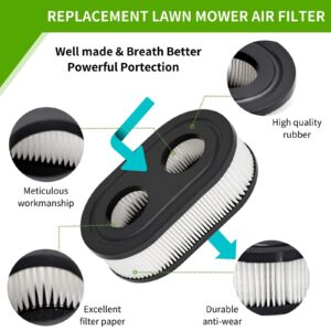 798452 593260 Air Filter and 595658 Lawn Mower Air Cleaner Cover for Briggs Stratton 103M02 104M02 104M05 09P700 093J02