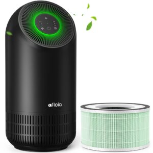 afloia air purifiers for home large room fiilo black, afloia antibacterial replacement filter