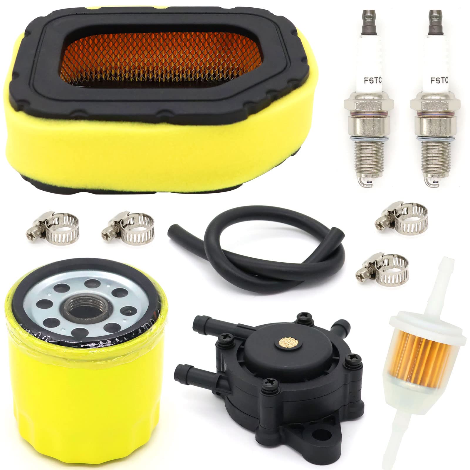 Air Filter 3208303 Lawn Mower Tune up Kit for Kohler SV730 SV735 SV740 SV810 SV820 SV830 Engine with Filer Pump, Replace 32 883 03-S1 Air Filter