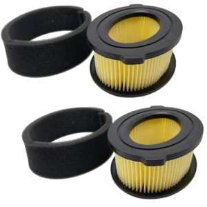 2 Pack 951-10794 Air Filter Replace for MTD 951-14262, 751-10794, 751-14262 with Pre Cleaner fit S208cc Troy-Bilt MTD Gold Craftsman Yard-Man Yard Machines