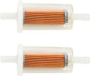 (2 pack) 691035 695666 fuel filter freplacement for bs 845125 493629 695666 5065 5065d 5065k mtd craftsman troy bilt lawn mower tractor