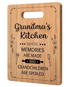 grandma gifts, grandma birthday gifts - unique cutting board - best gifts for grandma from grandchildren - thoughtful mothers day christmas gifts for grandma grandmother gift ideas