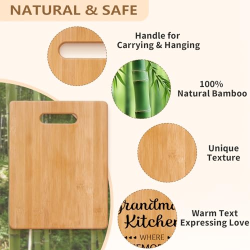 Grandma Gifts, Grandma Birthday Gifts - Unique Cutting Board - Best Gifts for Grandma from Grandchildren - Thoughtful Mothers Day Christmas Gifts for Grandma Grandmother Gift Ideas