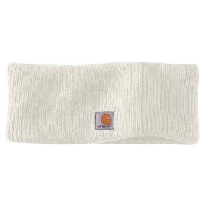 carhartt women's knit headband, winter white, one size