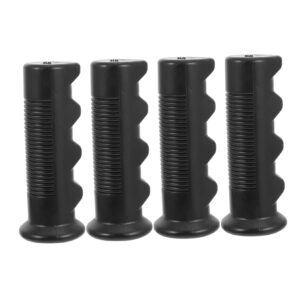 4pcs handle cover rubber cover for cart rubber handle grip anti-slip hand protector anti-skid handle wraps round tube grip grocery cart grips tube handle sleeves cart handle wraps