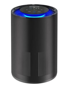 stealth air purifiers for large room up to 673ft², h13 true hepa filter, ozone free auto function ultra-quiet sleep mode, remove 99.97% of pet dander and dust smoke pollen, for home office kitchen