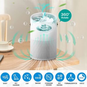 Air Purifiers for Home Large Room Dust Smart Hepa Air Purifier with 10000mAh Battery