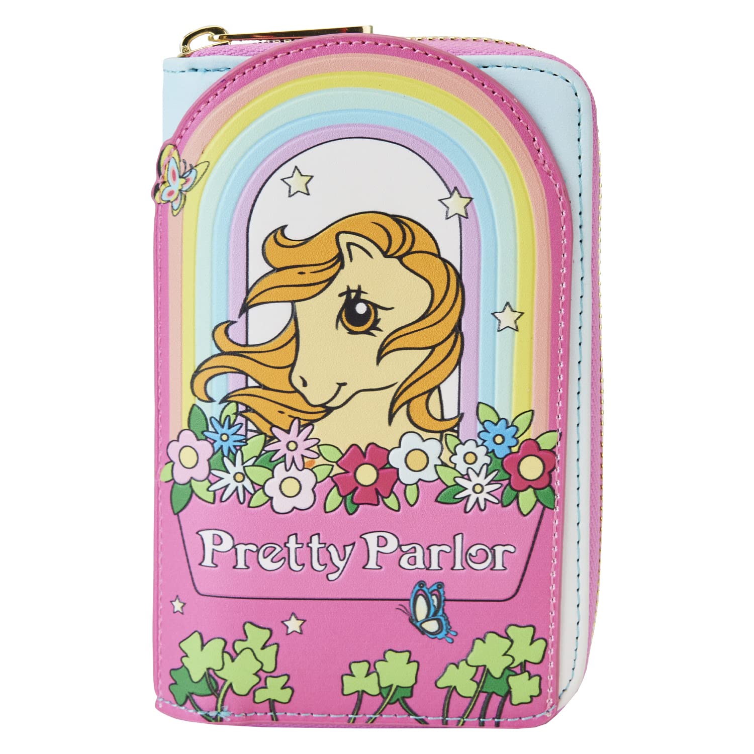 Loungefly Hasbro My Little Pony 40th Anniversary Pretty Parlor Zip Around Wallet