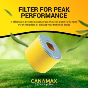 Canamax GX390 GX340 Air Filter Replacement Part - Pack of 4 - Compatible with Honda GX 340 GX 390 11HP 13HP Engine - Replaces 17210-ZE3-505 17210-ZE3-010 Air Filter