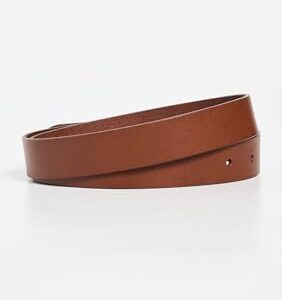 Madewell Women's The Essential Leather Belt, Warm Cinnamon, Brown, M