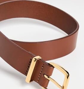 Madewell Women's The Essential Leather Belt, Warm Cinnamon, Brown, M