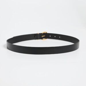 Madewell Women's The Essential Leather Belt, True Black, M