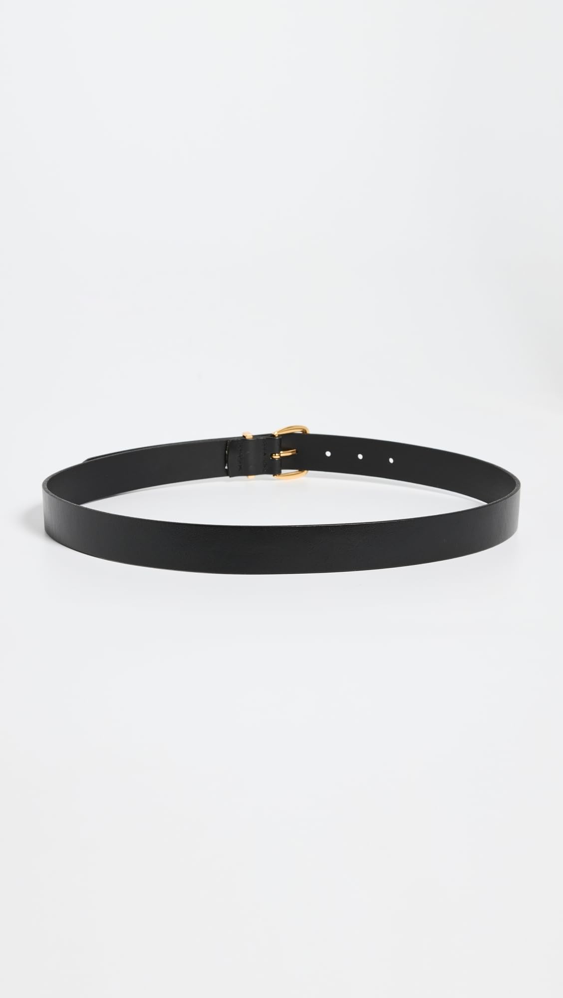 Madewell Women's The Essential Leather Belt, True Black, M